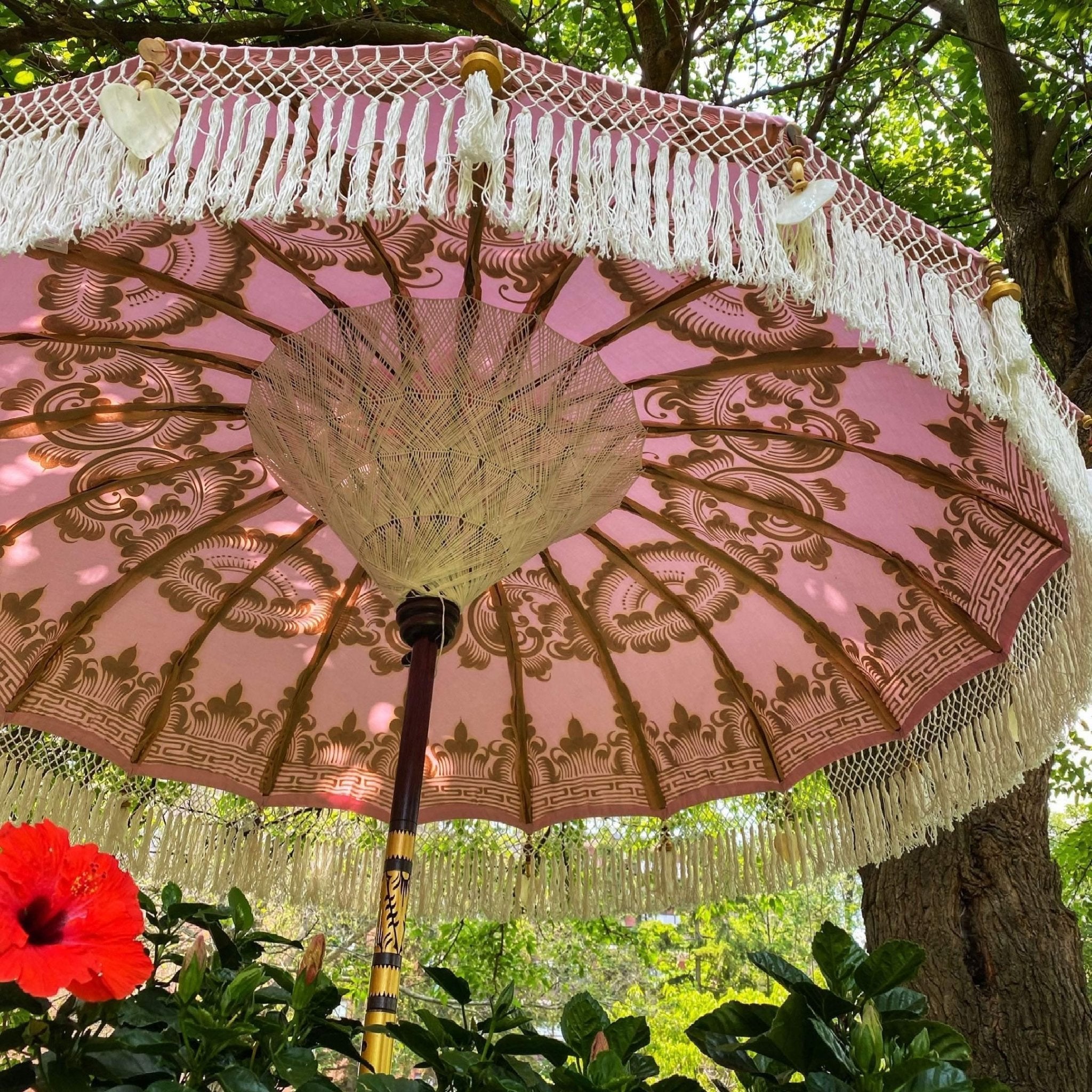 Pink parasols store